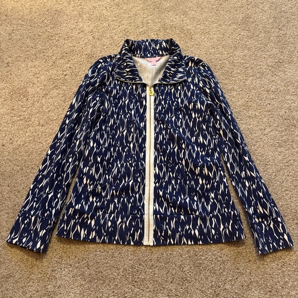 Lilly Pulitzer | Jackets & Coats | Lilly Pulitzer Leona Zip Up Jacket ...